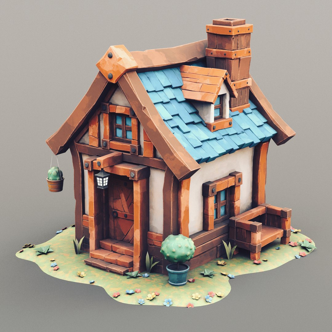 Small Cottage 03 3D Model - TurboSquid 2122018