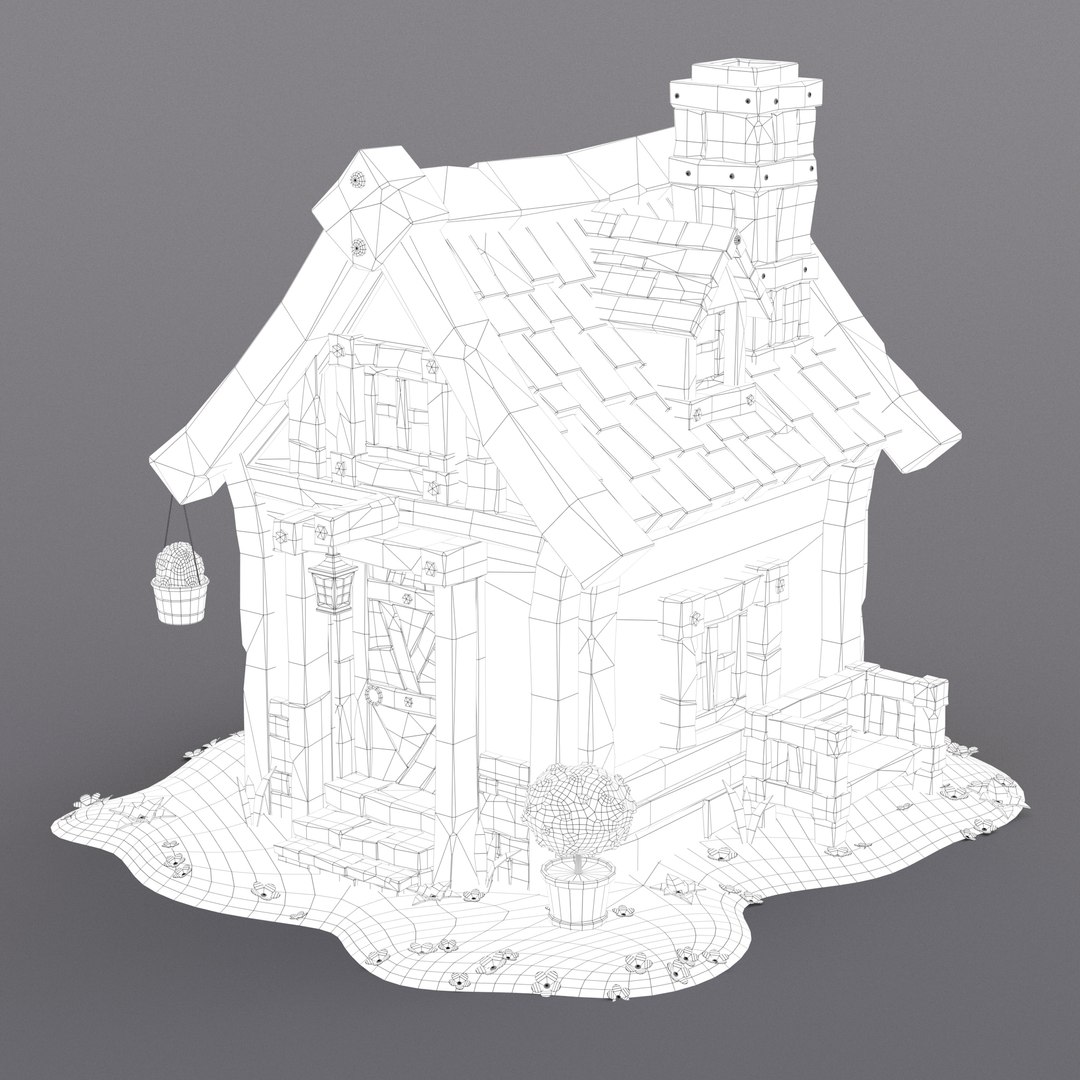Small Cottage 03 3D Model - TurboSquid 2122018