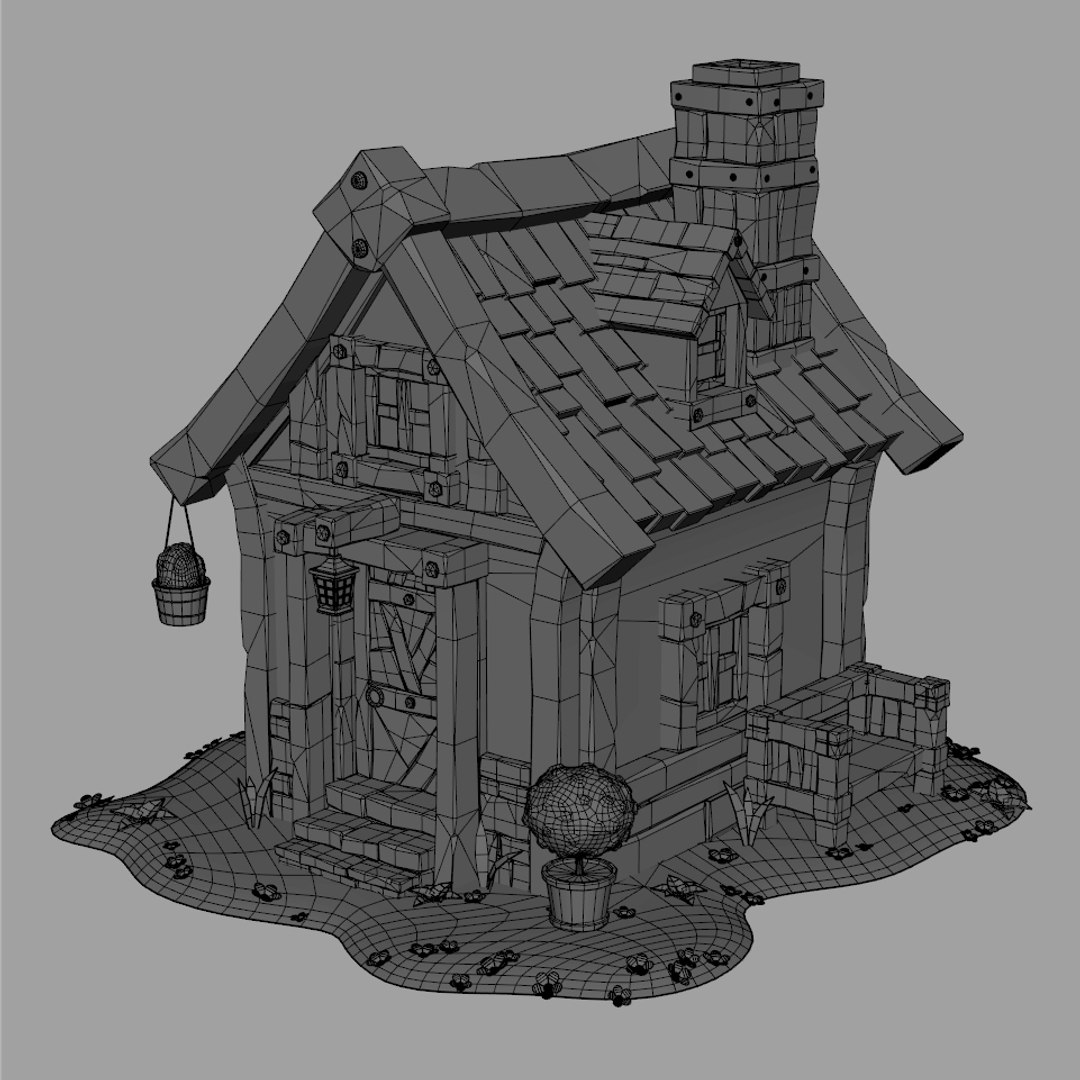 Small Cottage 03 3D Model - TurboSquid 2122018