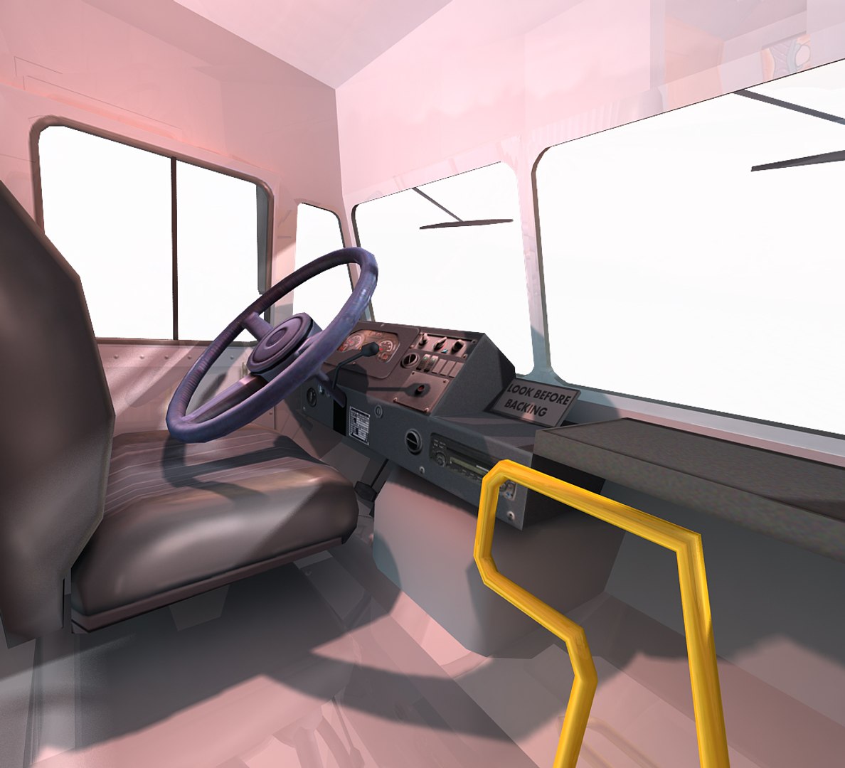 3D Cartoon Ice Step Van Model - TurboSquid 1355362