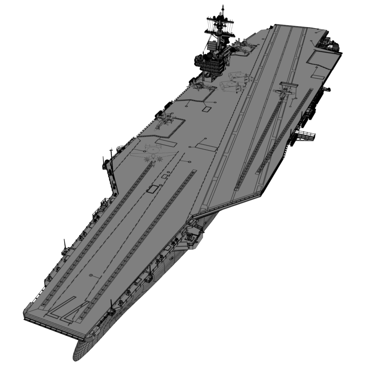 USSジョージHWブッシュCVN-773Dモデル - TurboSquid 458722
