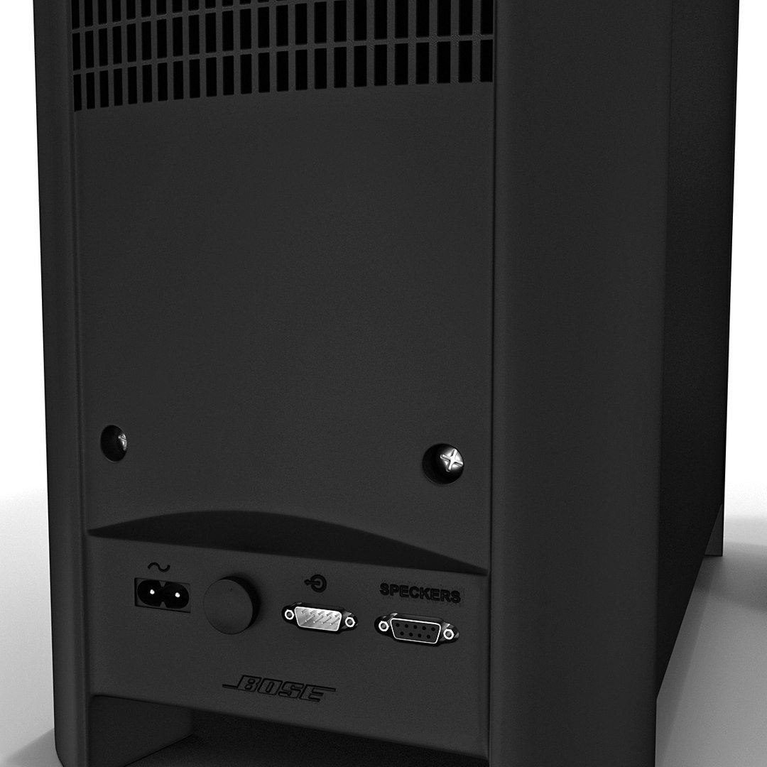 3d Model Home Entertainment Bose Graphite