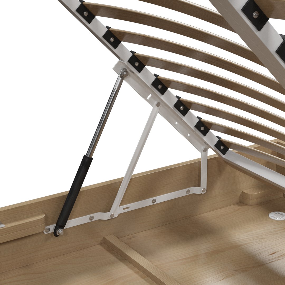 3D lifting bed mechanism model - TurboSquid 1448927