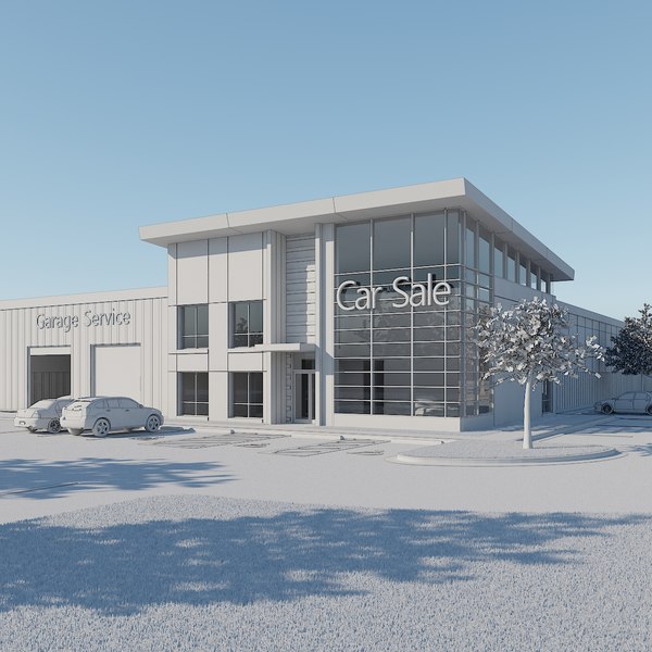 modelo 3d Concesionario de coches - TurboSquid 1408503