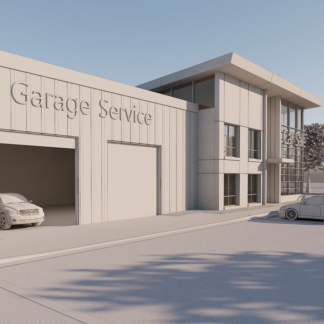 3D car dealership model - TurboSquid 1408503