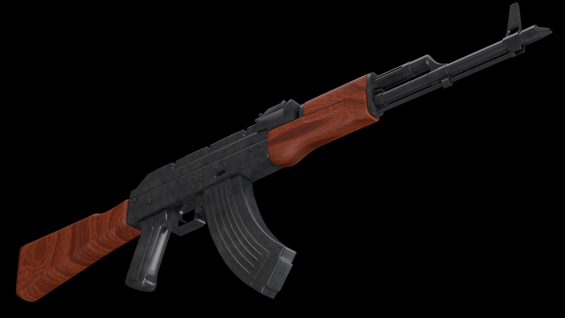 Akm Pubg 3D Model - TurboSquid 1263927