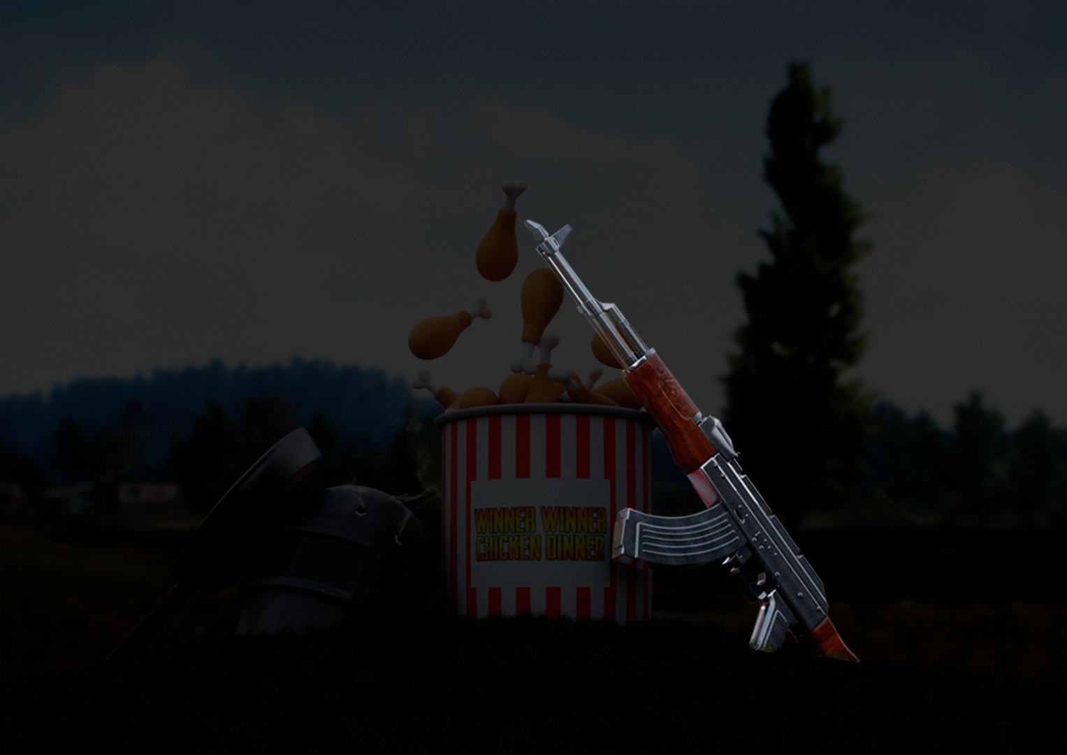 Akm Pubg 3D Model - TurboSquid 1263927
