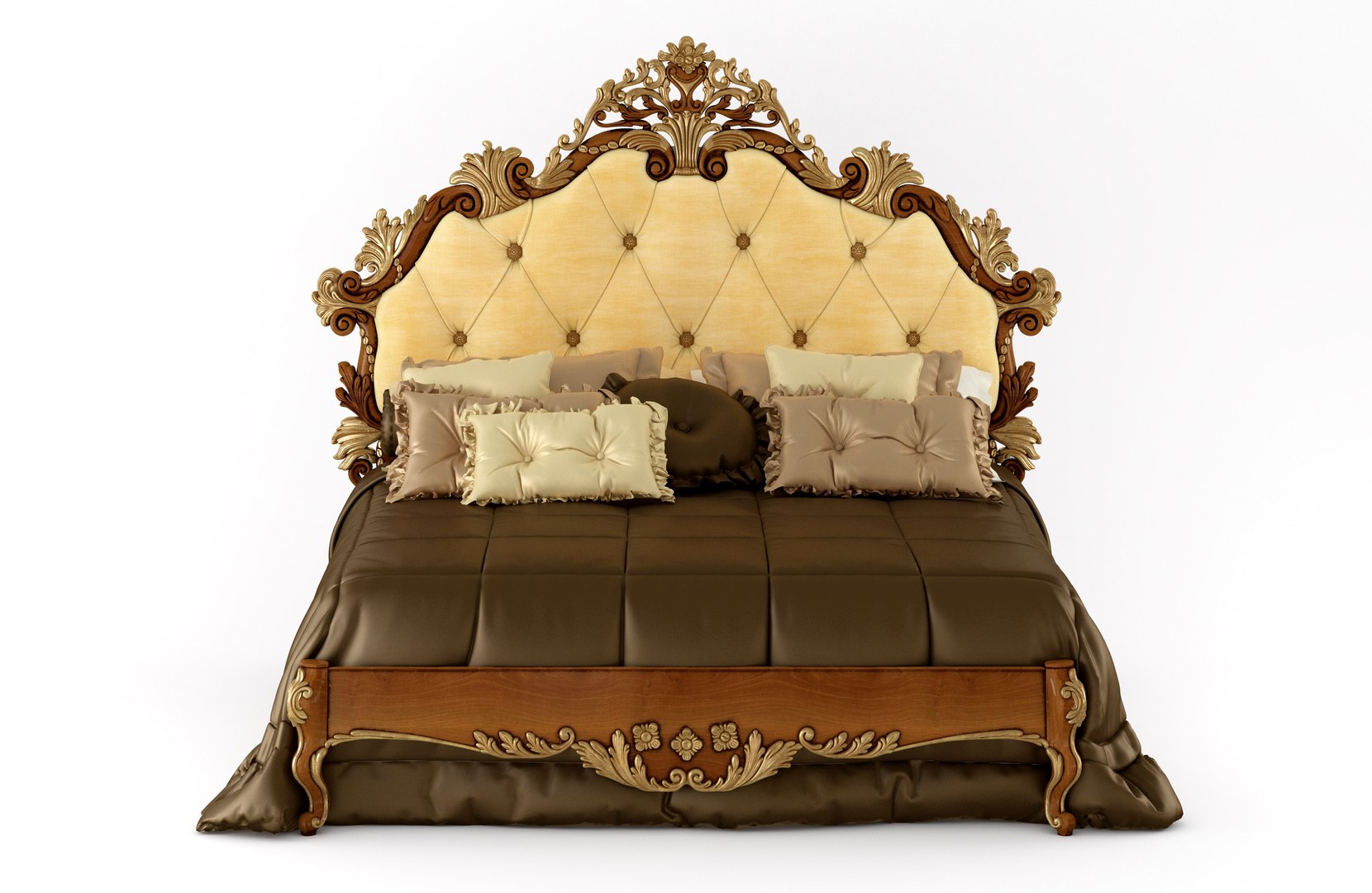 13201 Bed By Modenese Gastone Model - TurboSquid 1849365