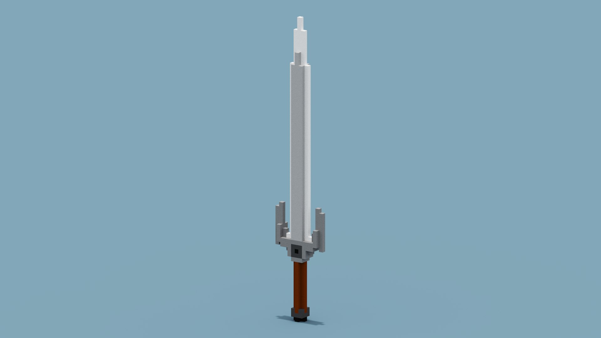 Voxel Sword 3D Model - TurboSquid 1945544