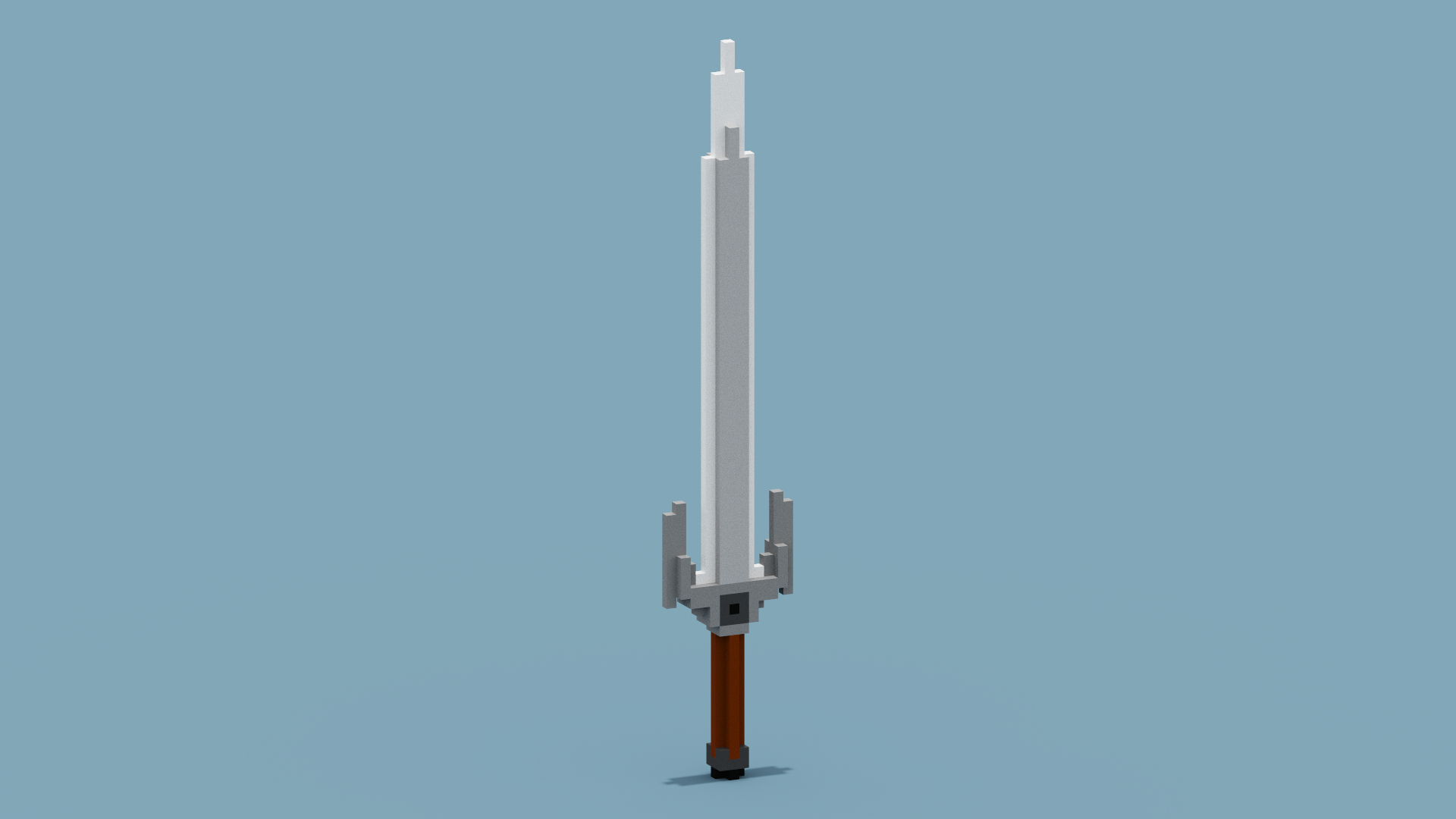 Voxel Sword 3D Model - TurboSquid 1945544