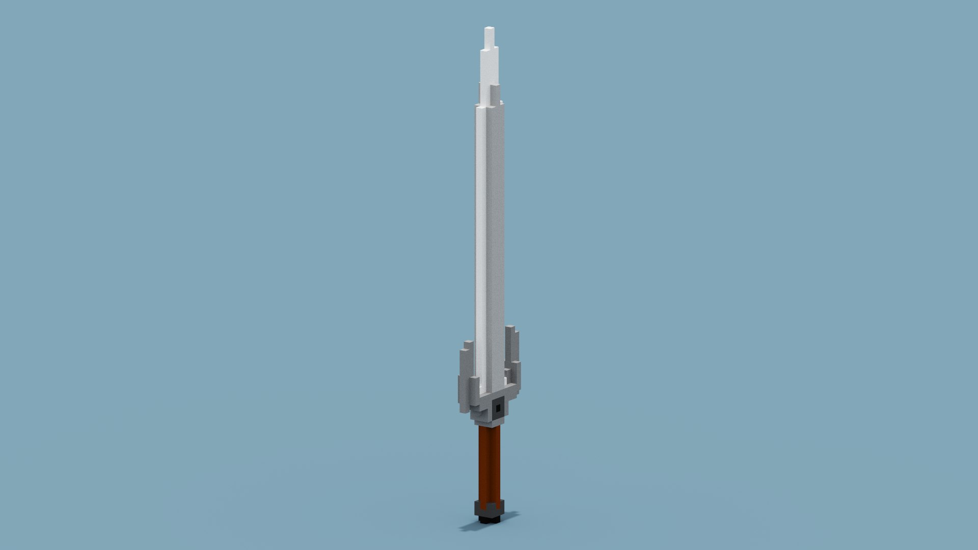 Voxel Sword 3D Model - TurboSquid 1945544