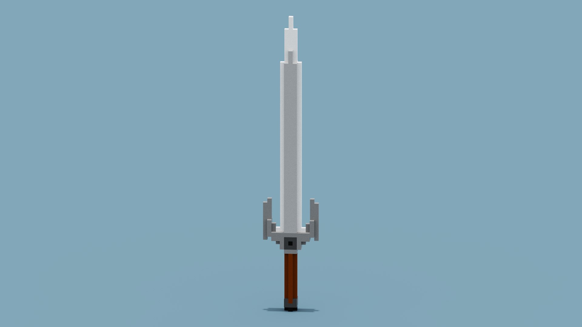 Voxel Sword 3D Model - TurboSquid 1945544
