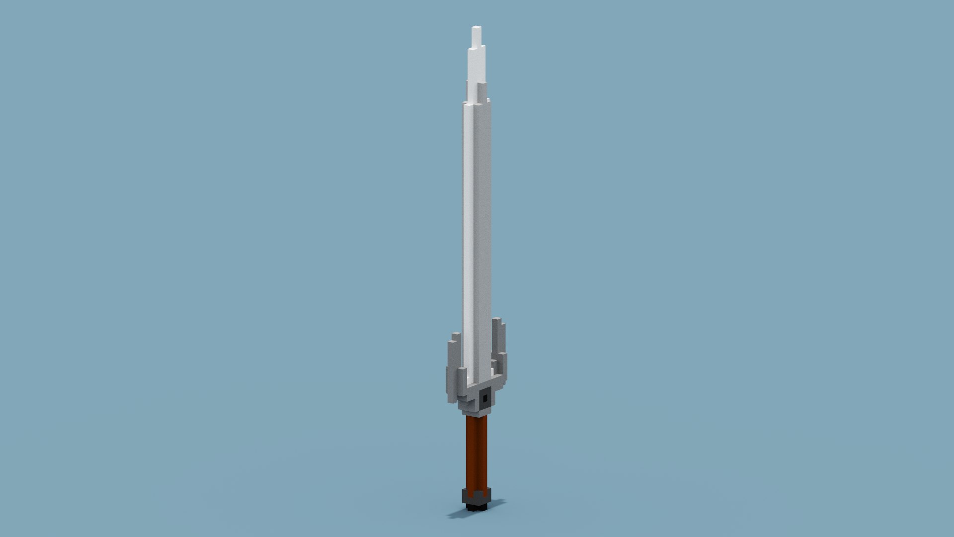 Voxel Sword 3D Model - TurboSquid 1945544