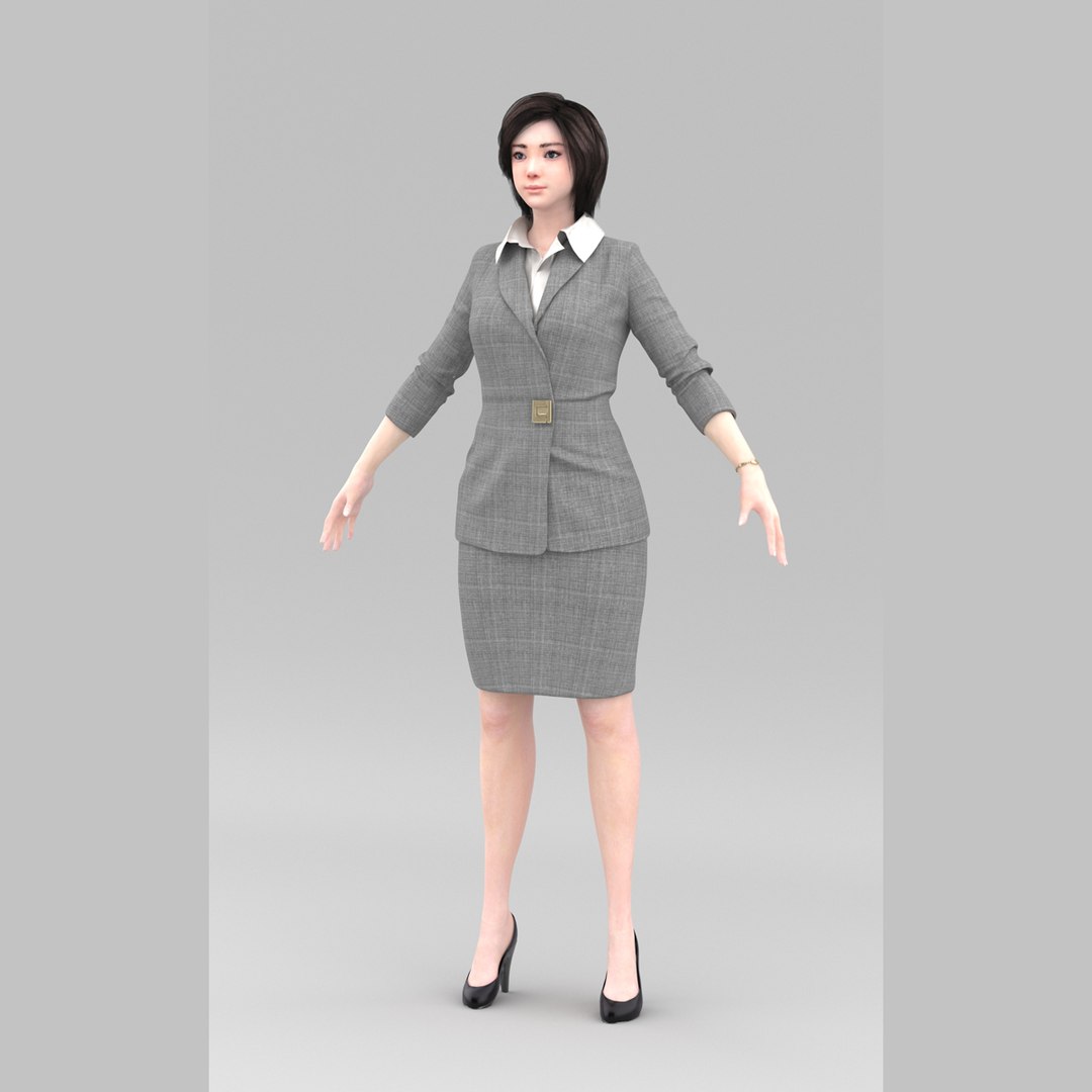 3D irin costume woman characters - TurboSquid 1565422