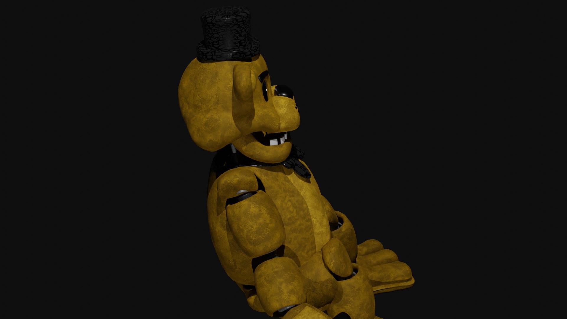 3D Fnaf Golden Freddy - TurboSquid 2100454