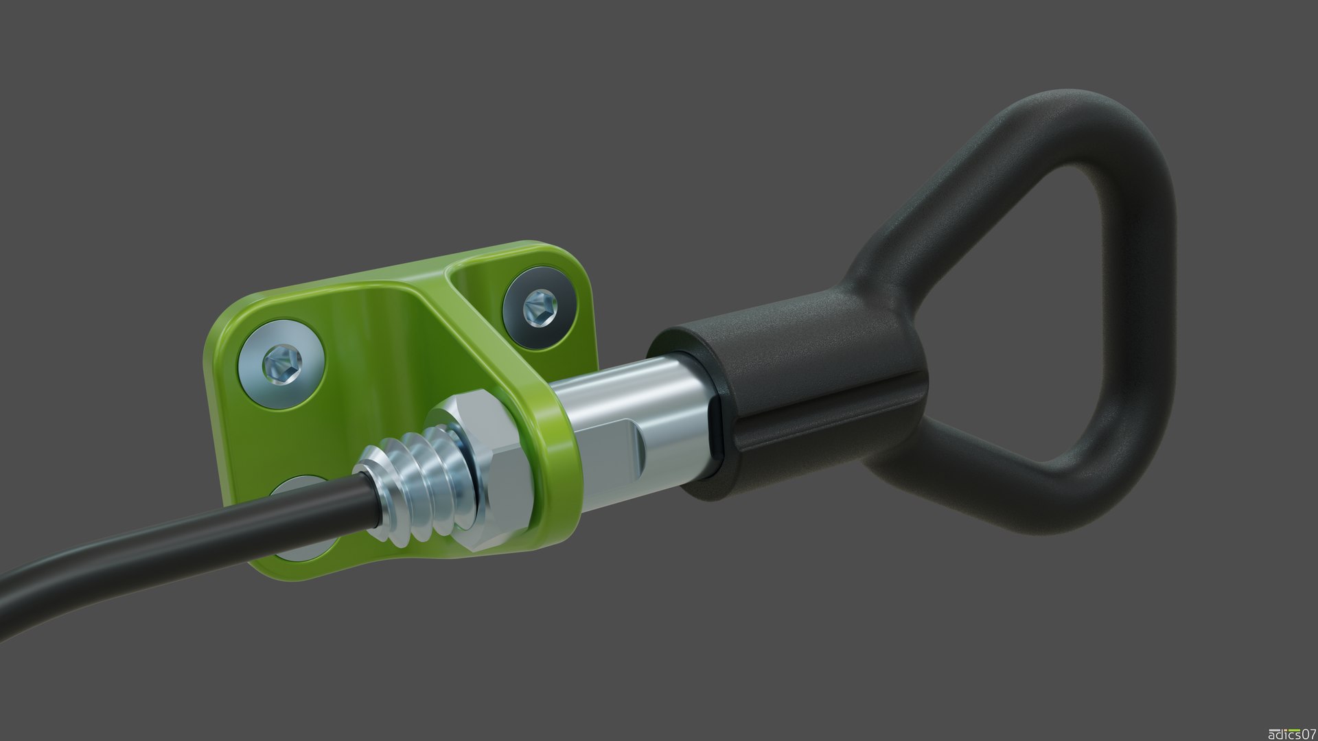 Highpoly Adjustable Pedals And Co-driver Footrest For Rally Car 3D ...