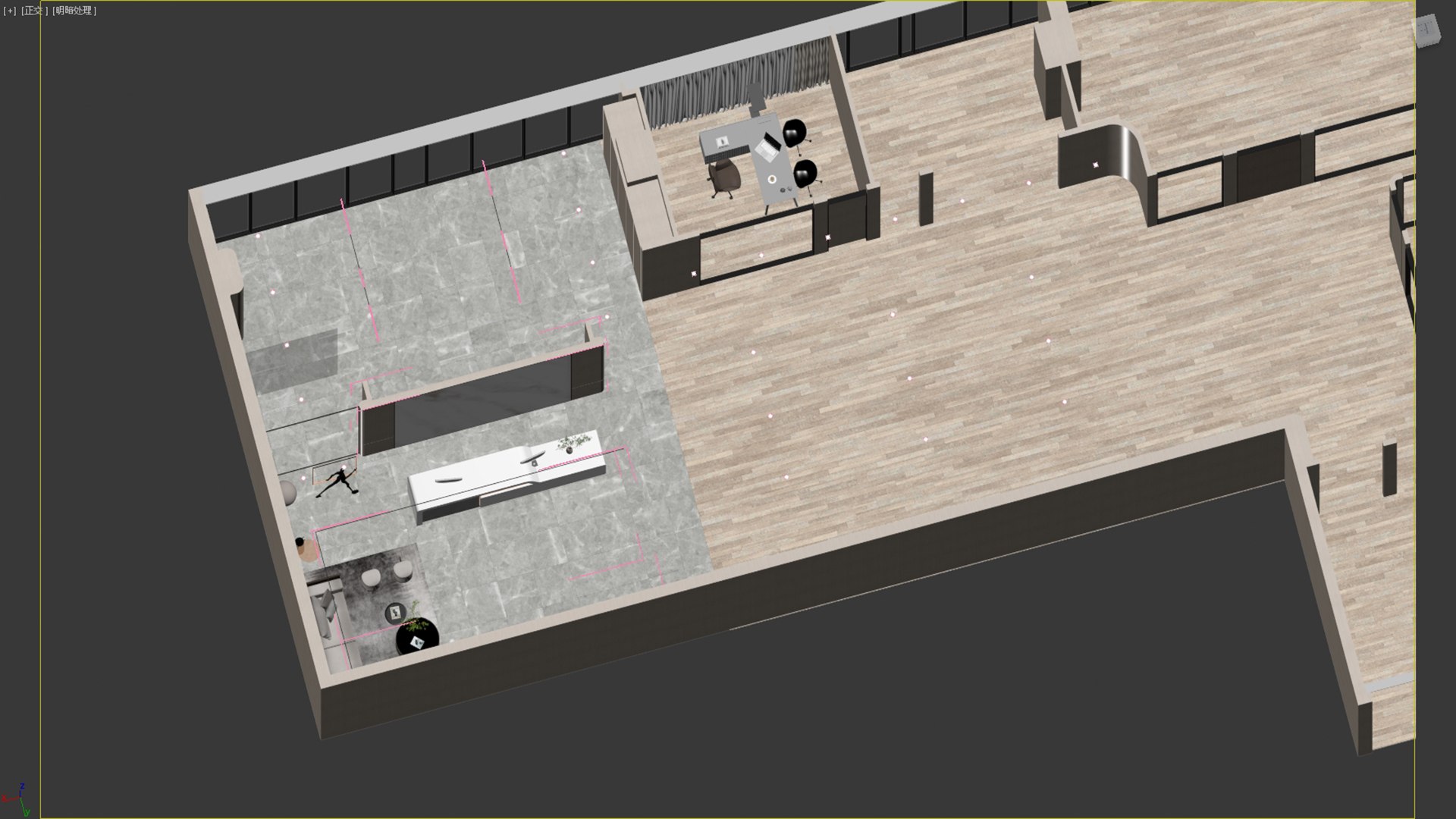 3D The Reception Desk1 - TurboSquid 2172294