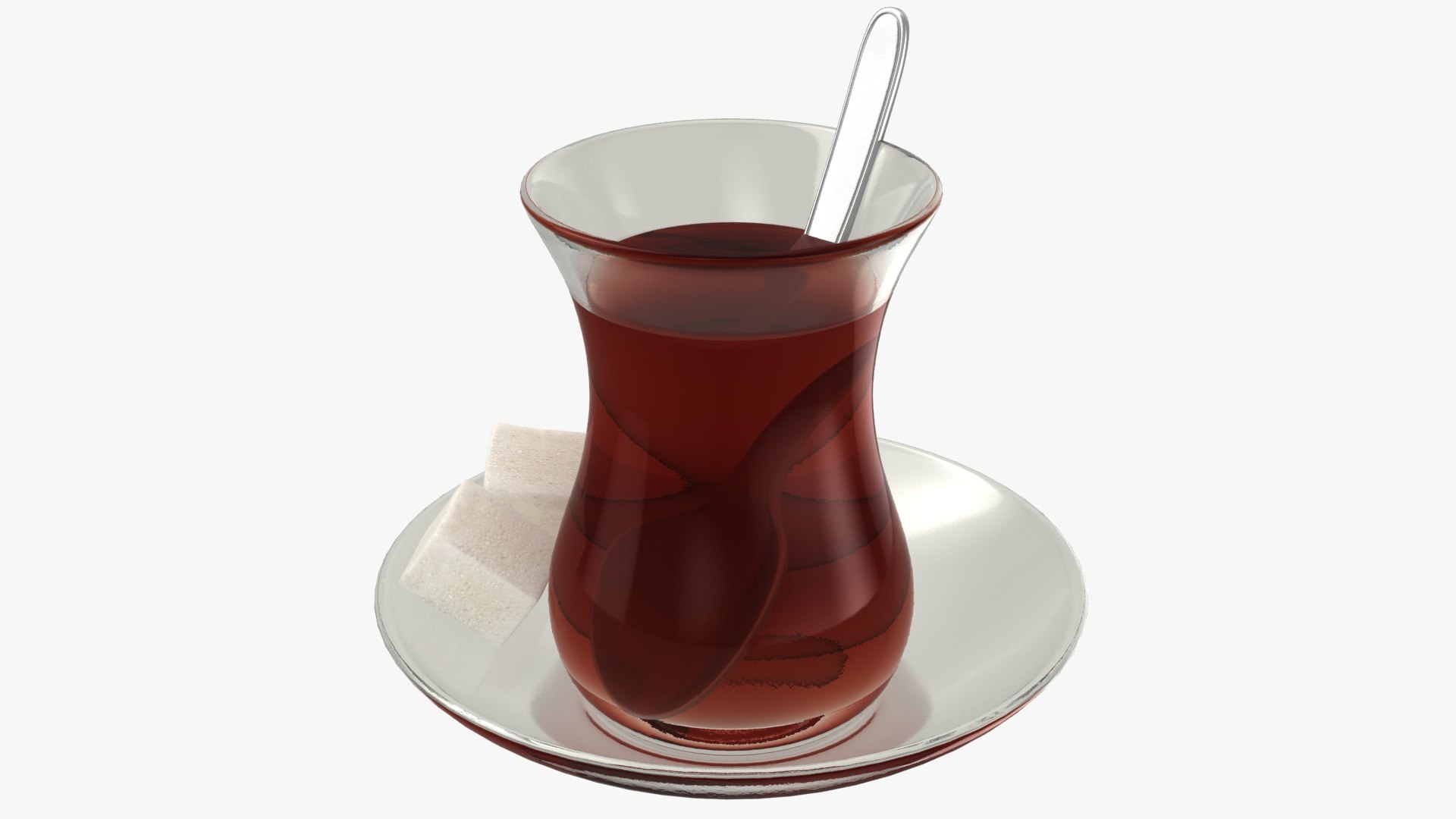 Realistic Turkish Tea 3D Model - TurboSquid 1452606