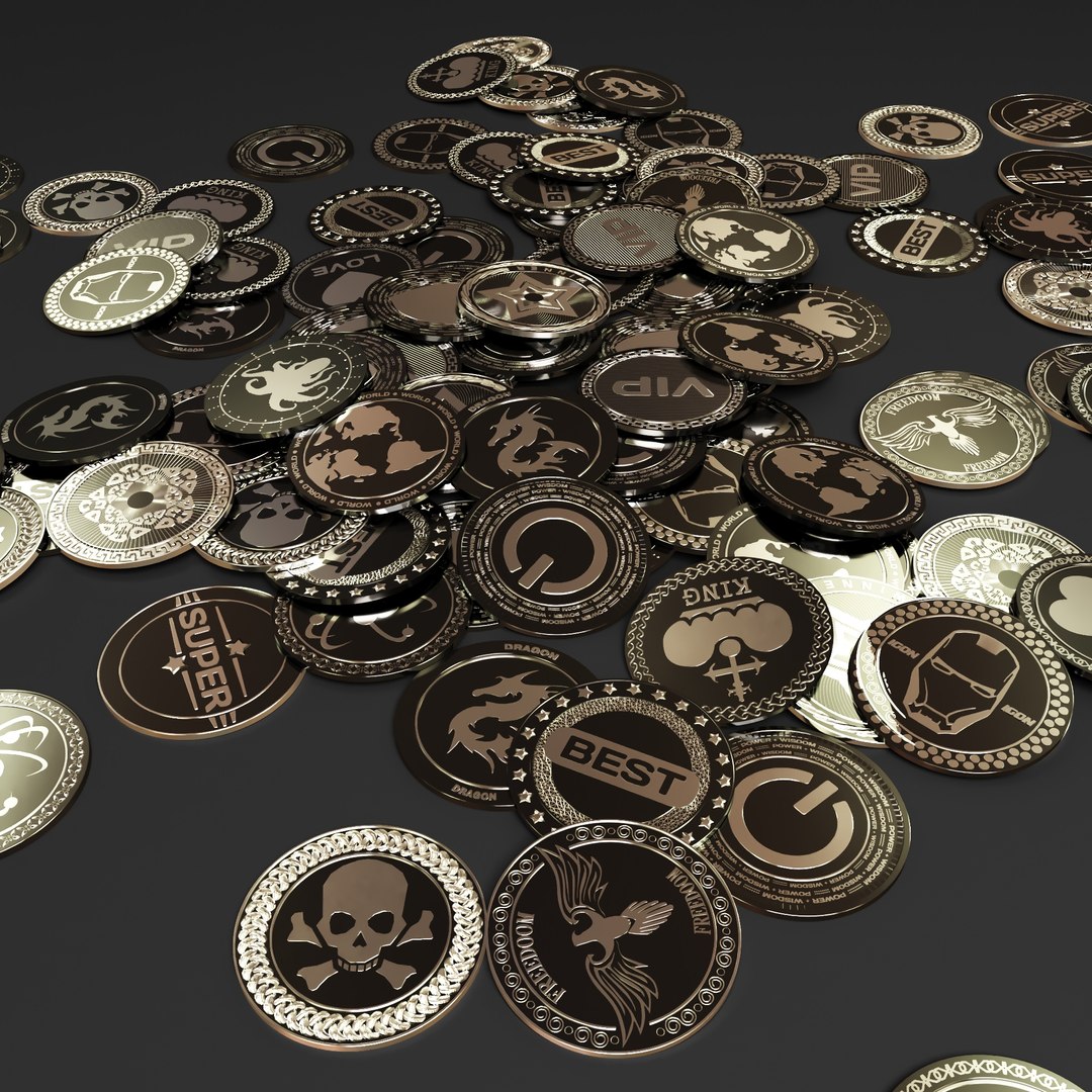 Coin 3D model - TurboSquid 1385536