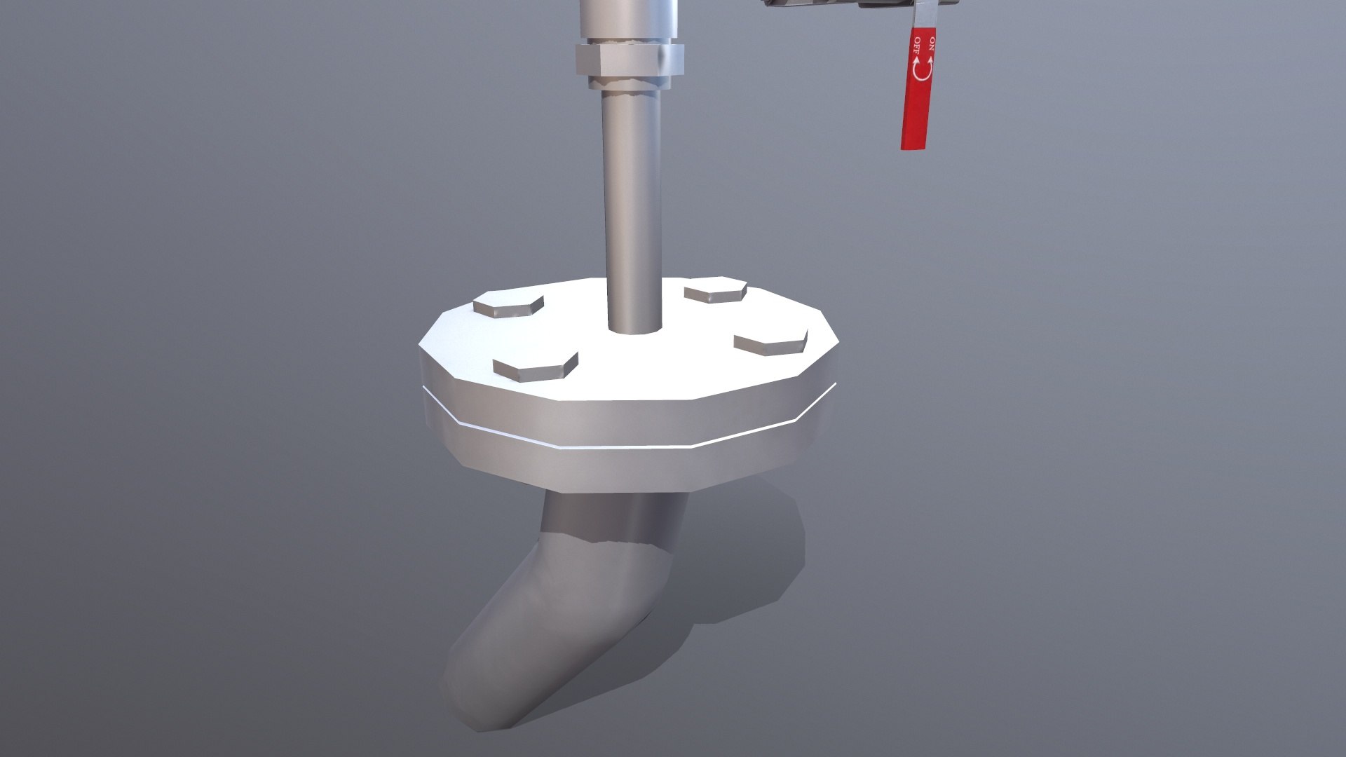 3D Meter And Small Valve - TurboSquid 2288576