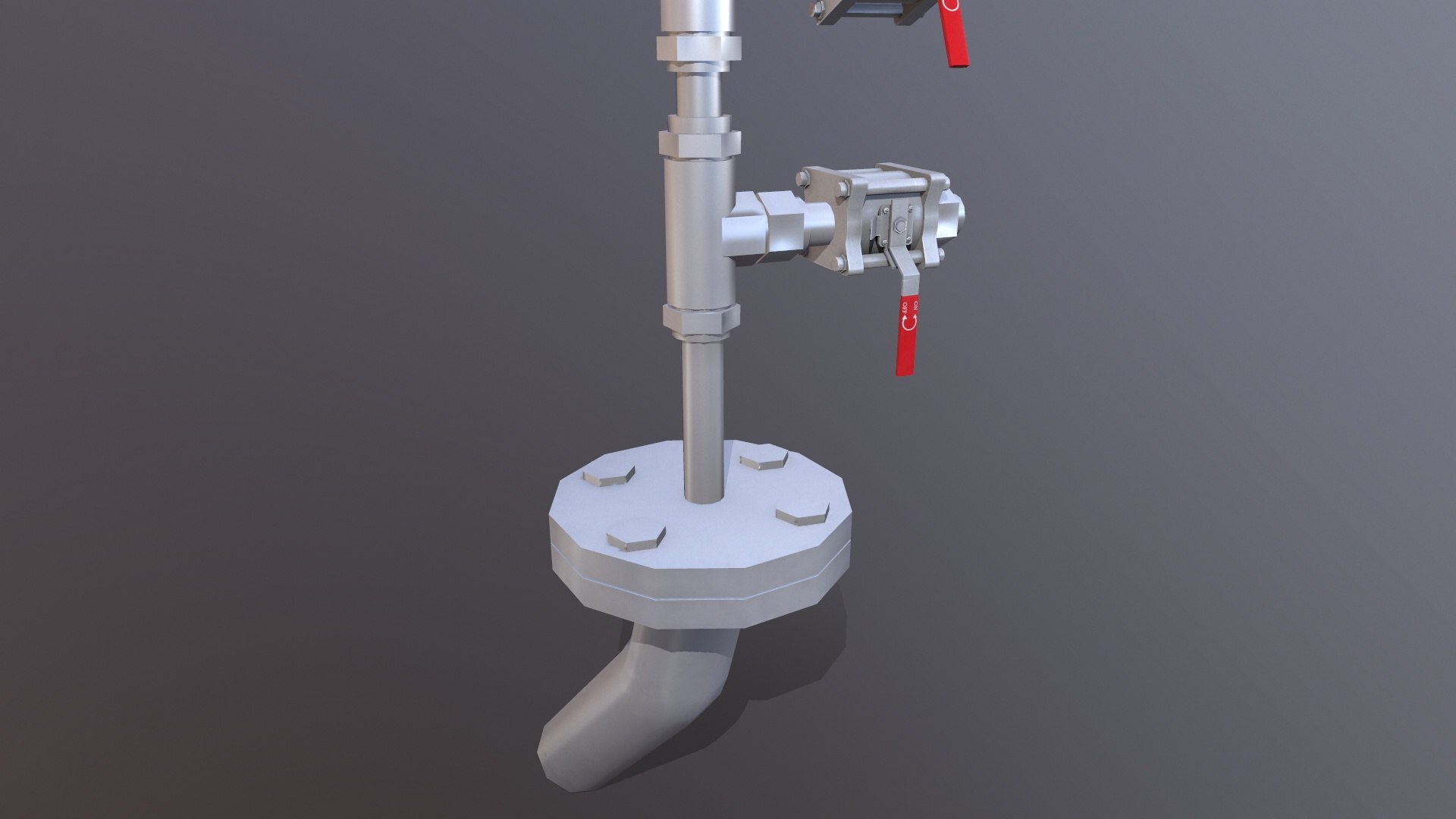 3D Meter And Small Valve - TurboSquid 2288576