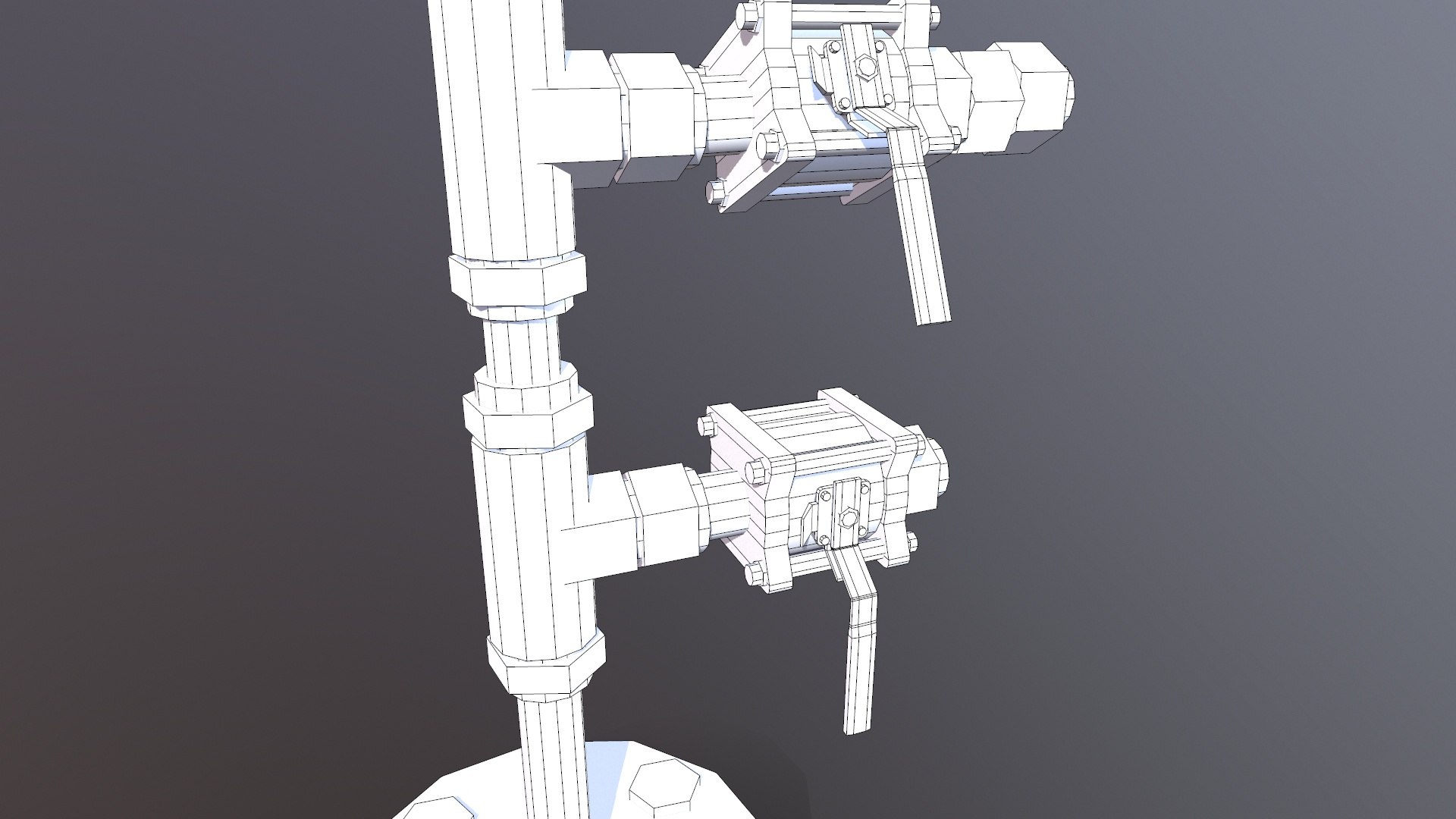 3D Meter And Small Valve - TurboSquid 2288576