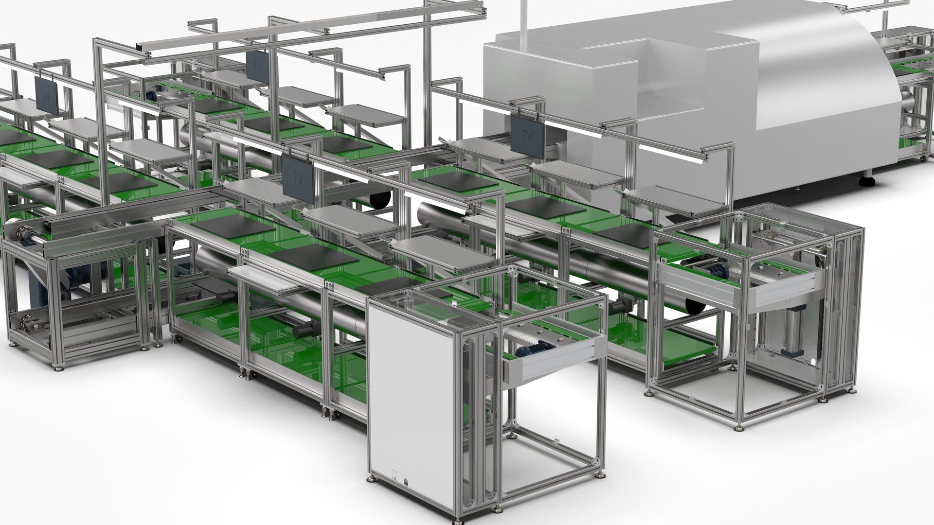 Selective Soldering Production Line Model - TurboSquid 2061257