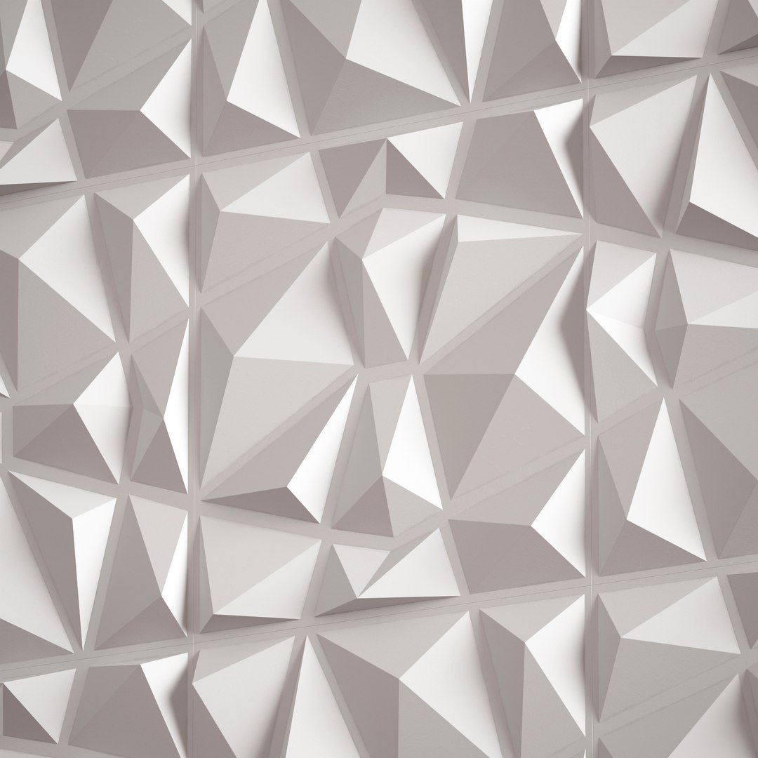 Volumetric Plaster Wall 3D Panel 3D - TurboSquid 1967228