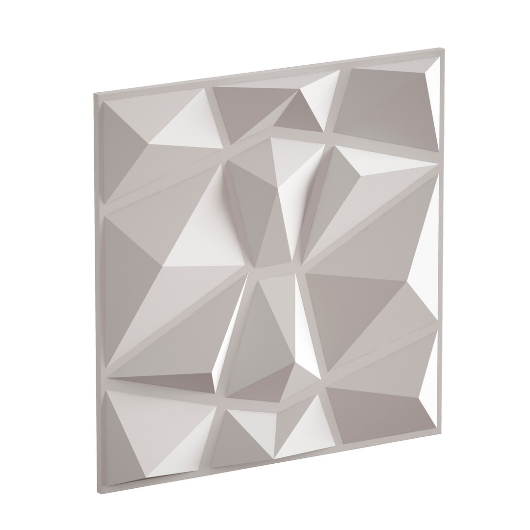 Volumetric Plaster Wall 3D Panel 3D - TurboSquid 1967228