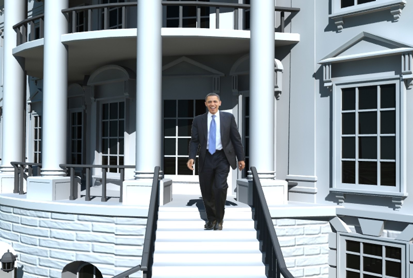 president barack obama 3d 3dm