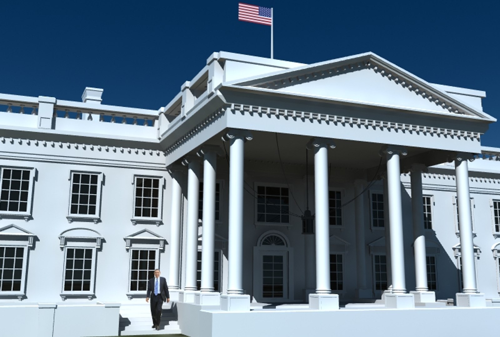 president barack obama 3d 3dm