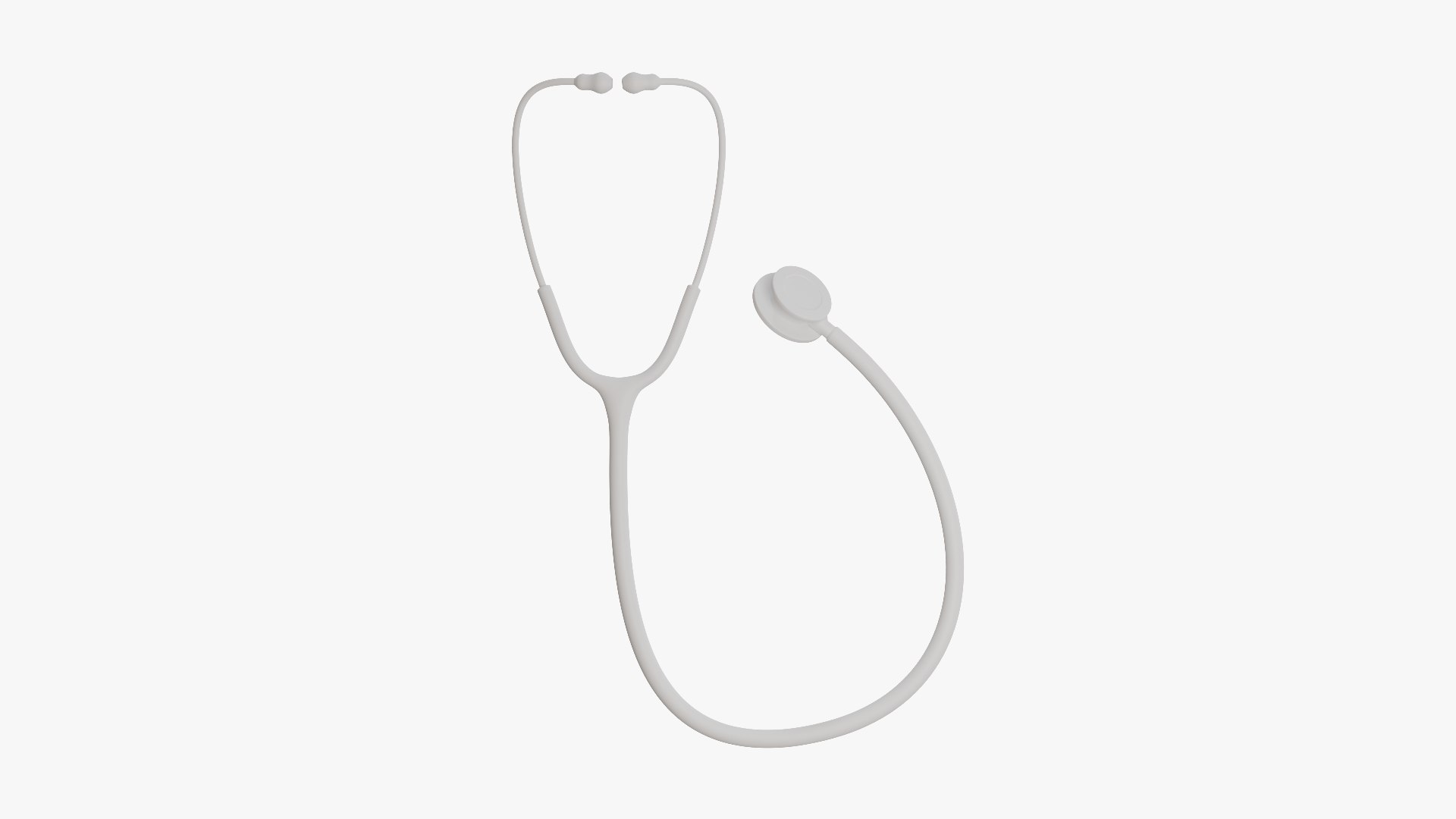 Stethoscope Red 3D model - TurboSquid 1891020