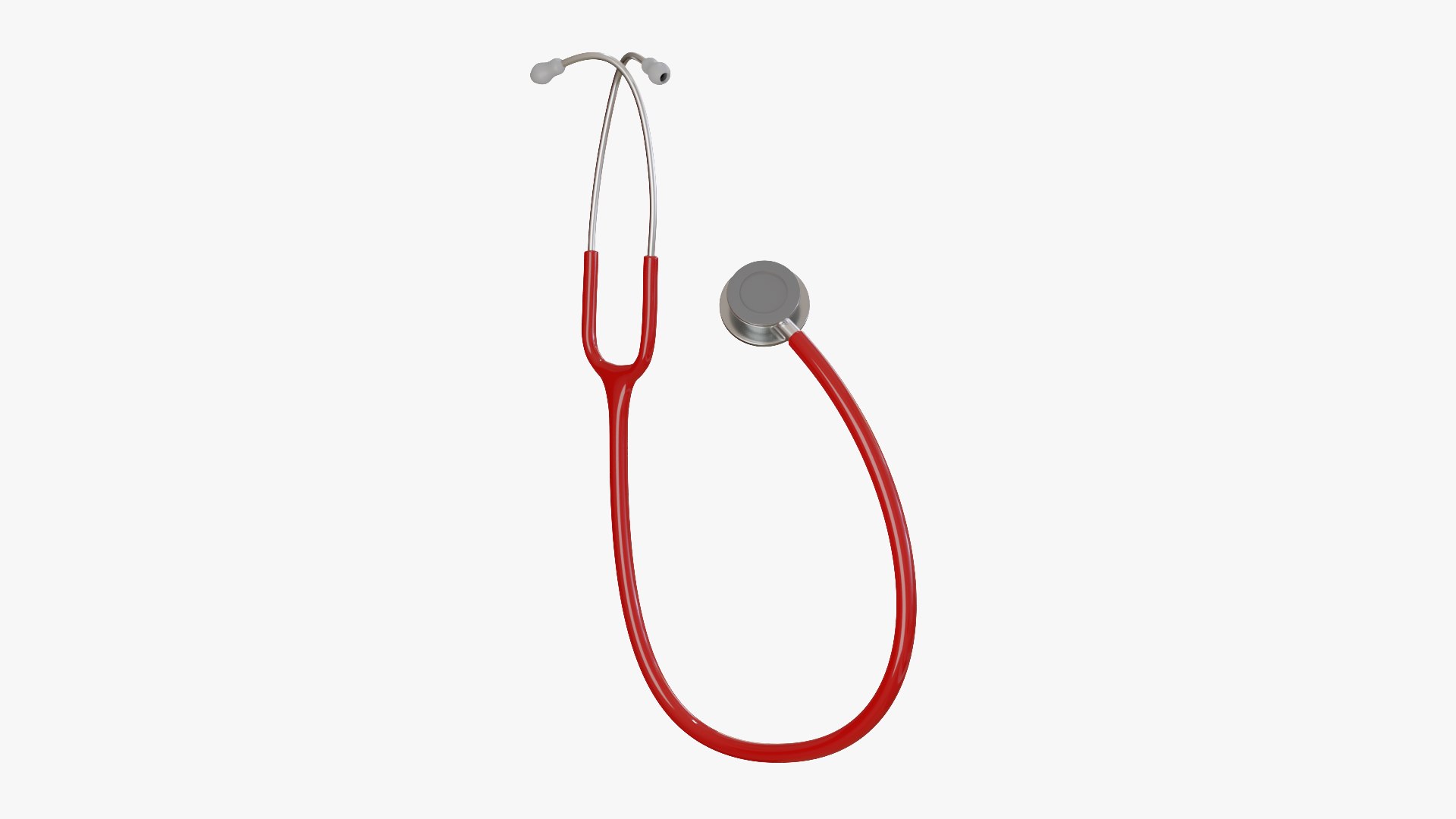 Stethoscope Red 3D model - TurboSquid 1891020