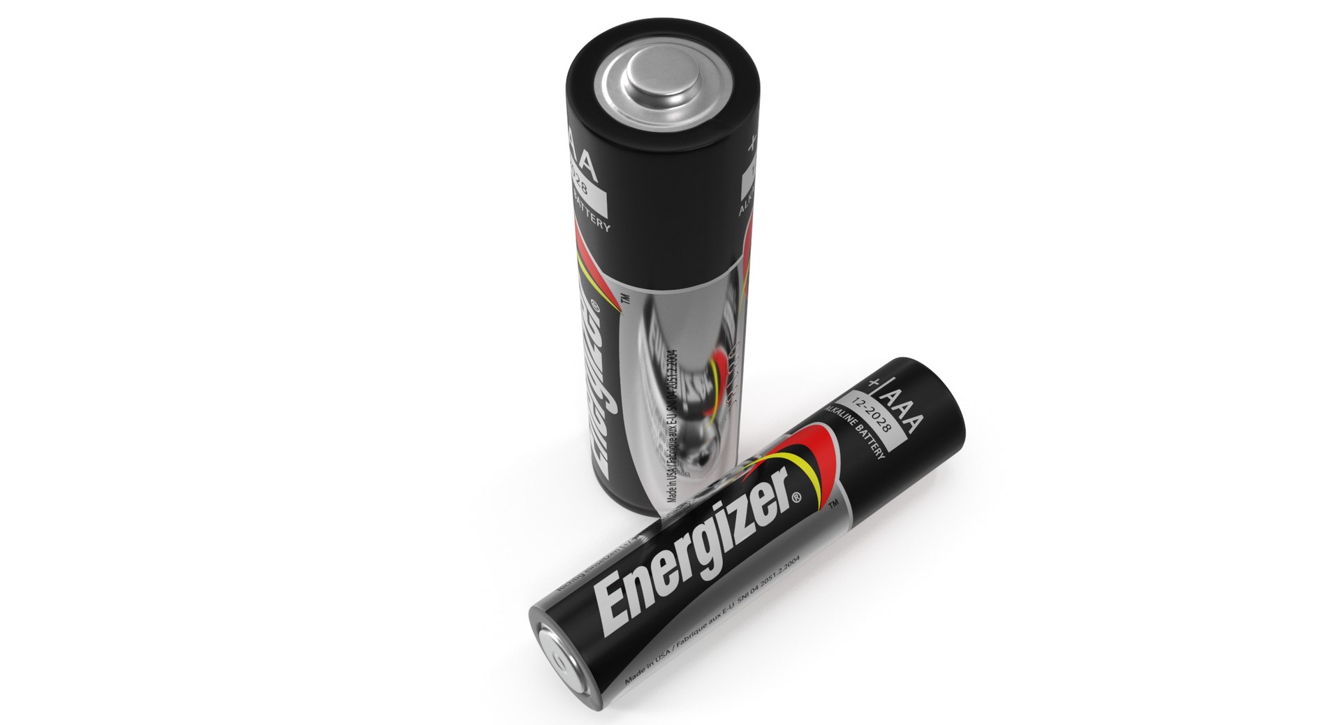 Energizer Aa Aaa Battery 3D Model - TurboSquid 1400128