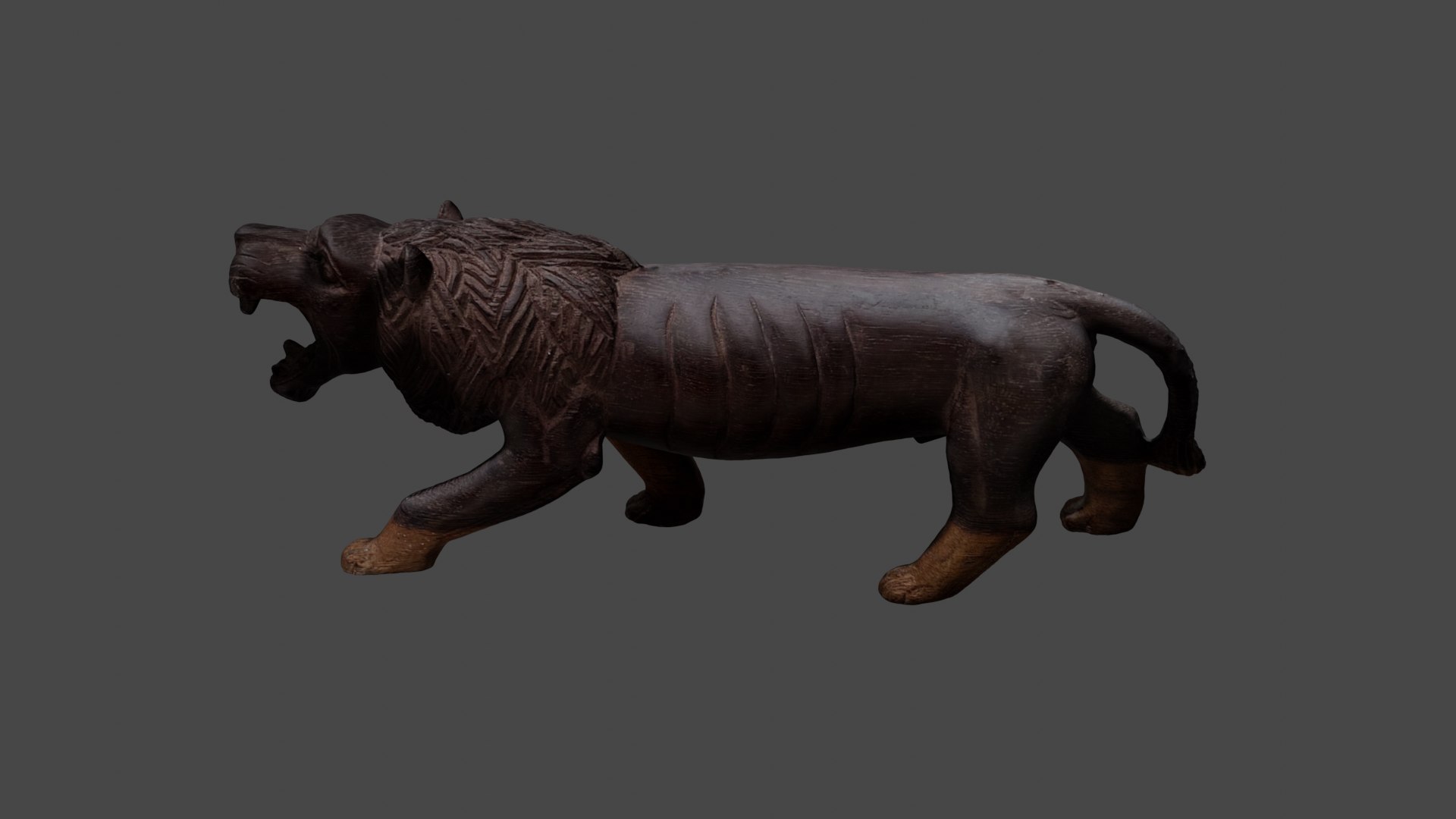 3D African Wood Lion Model - TurboSquid 2115449