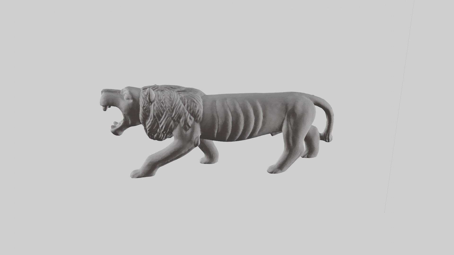 3D African Wood Lion Model - TurboSquid 2115449