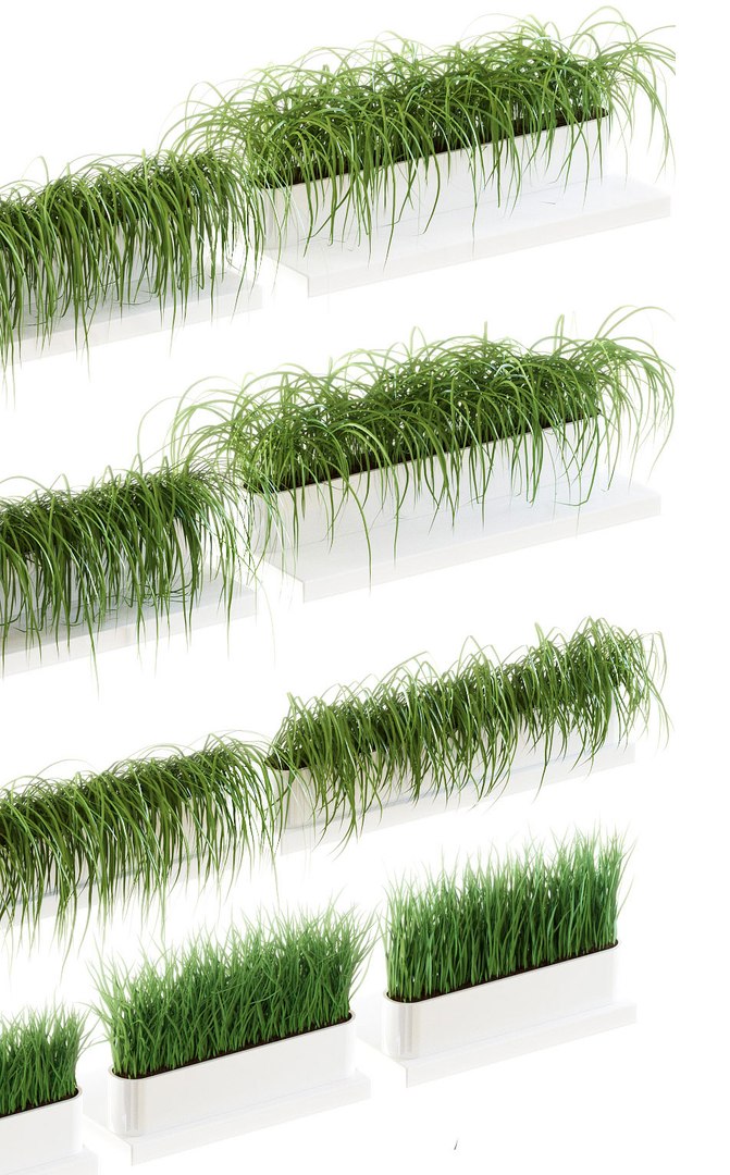 3D 13 Grass Shelves - TurboSquid 1227424