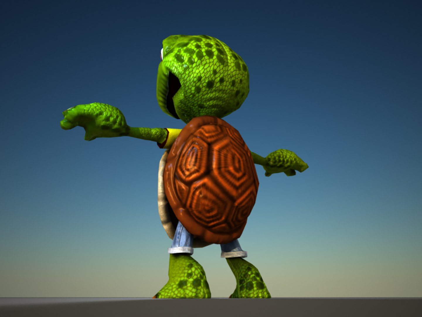 3dsmax turtle comic