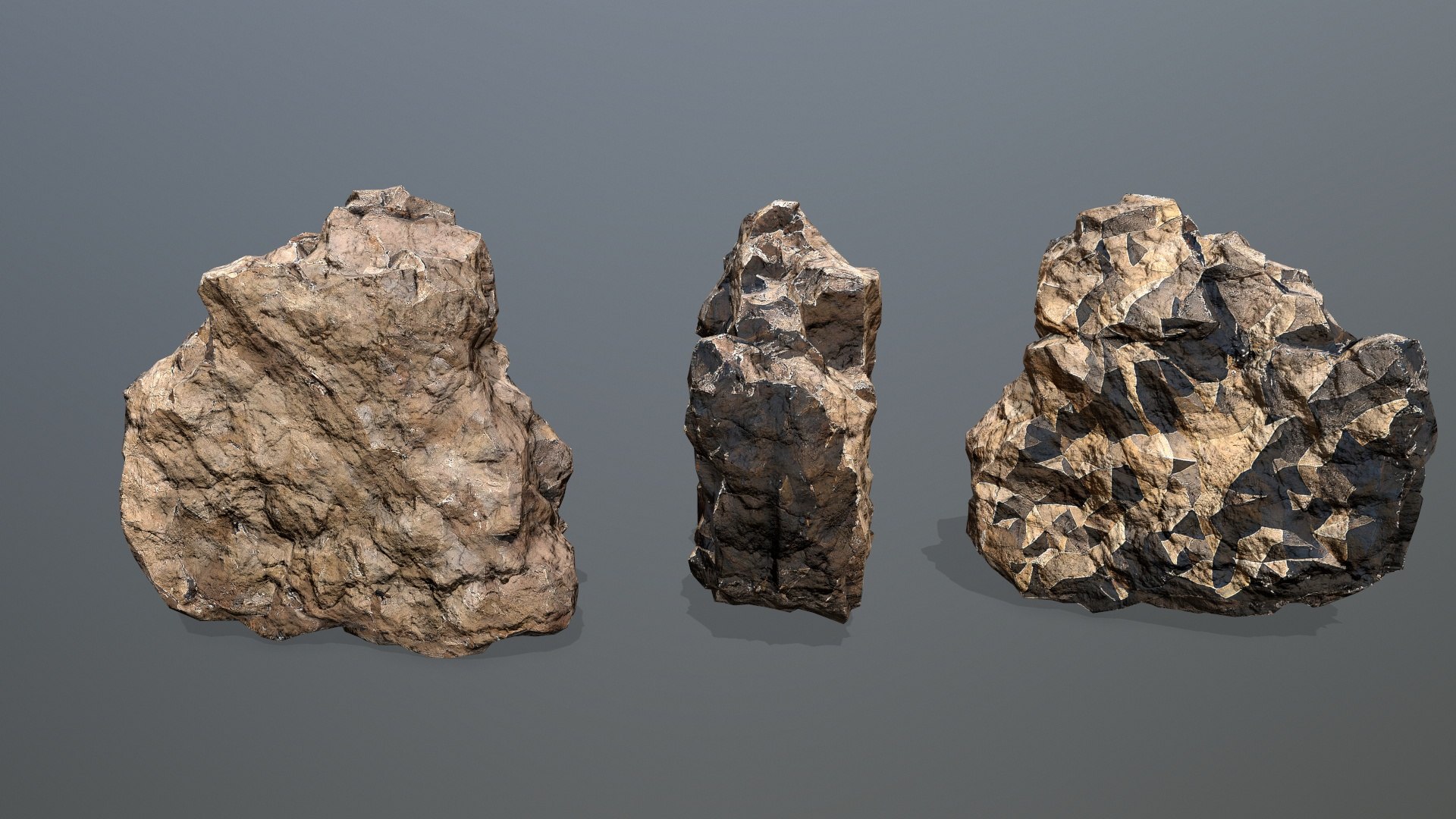 3D Desert Rocks Model - TurboSquid 2200871