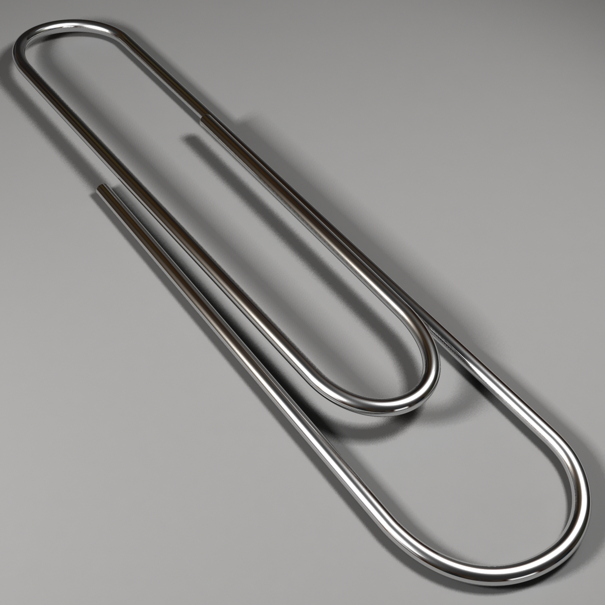 3d model of paperclip paper