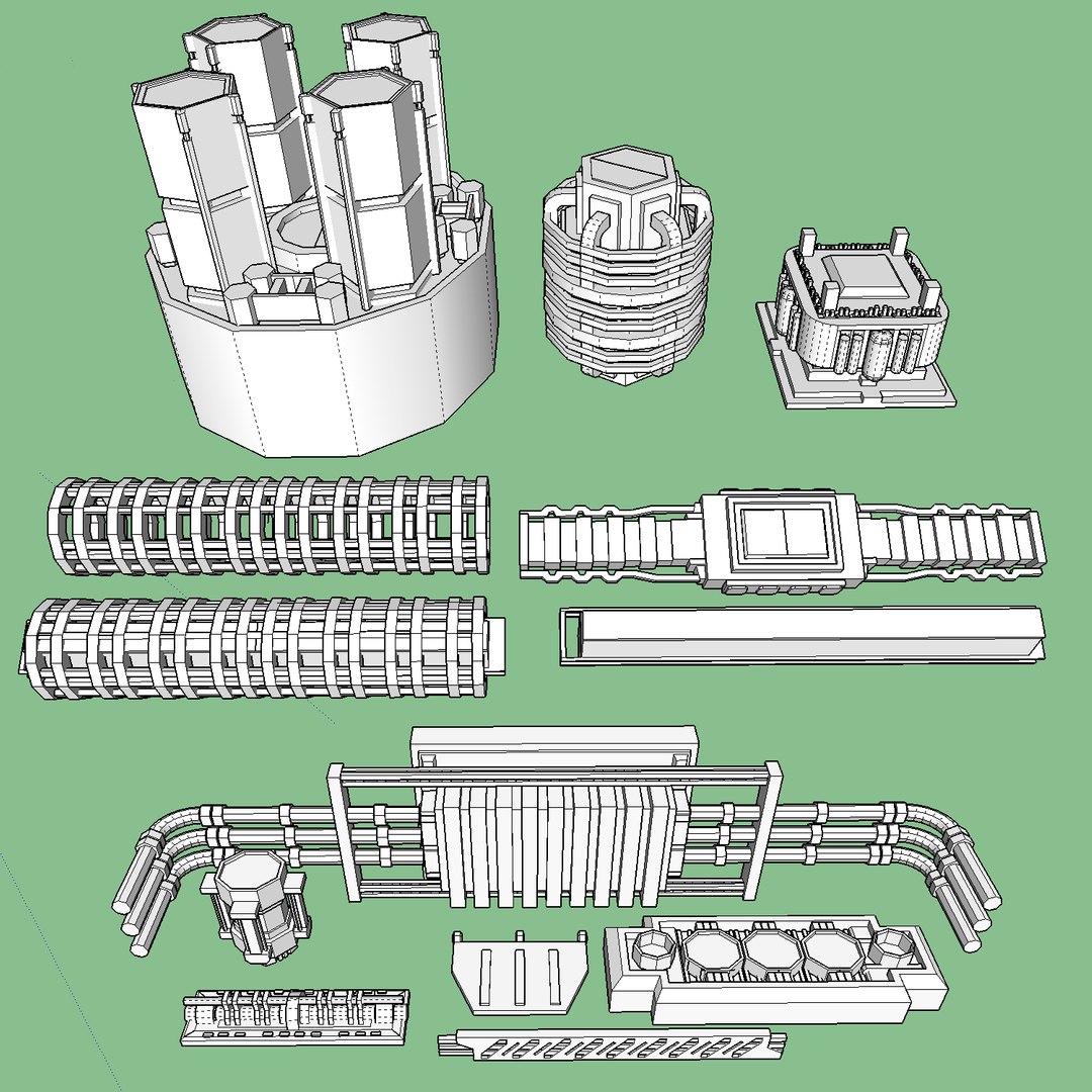 3D model low-poly elements - TurboSquid 1421157