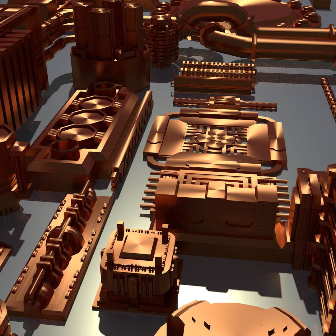 3D model low-poly elements - TurboSquid 1421157