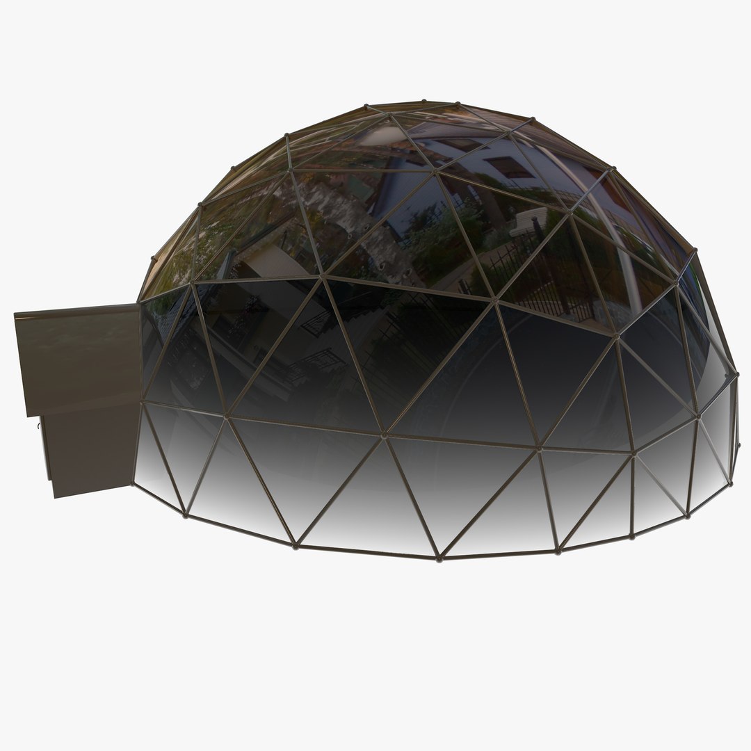 3d geodesic house