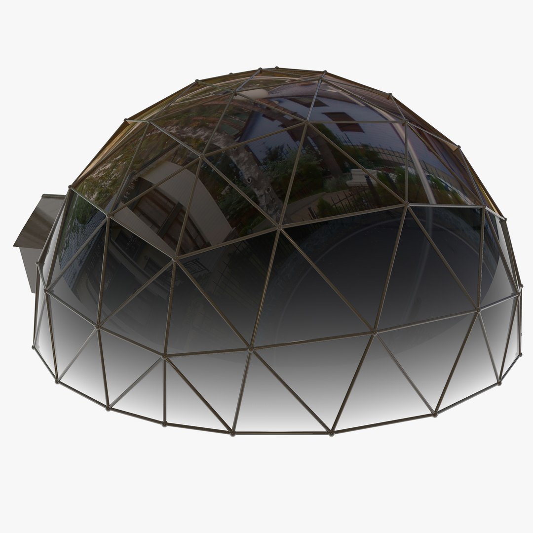 3d geodesic house