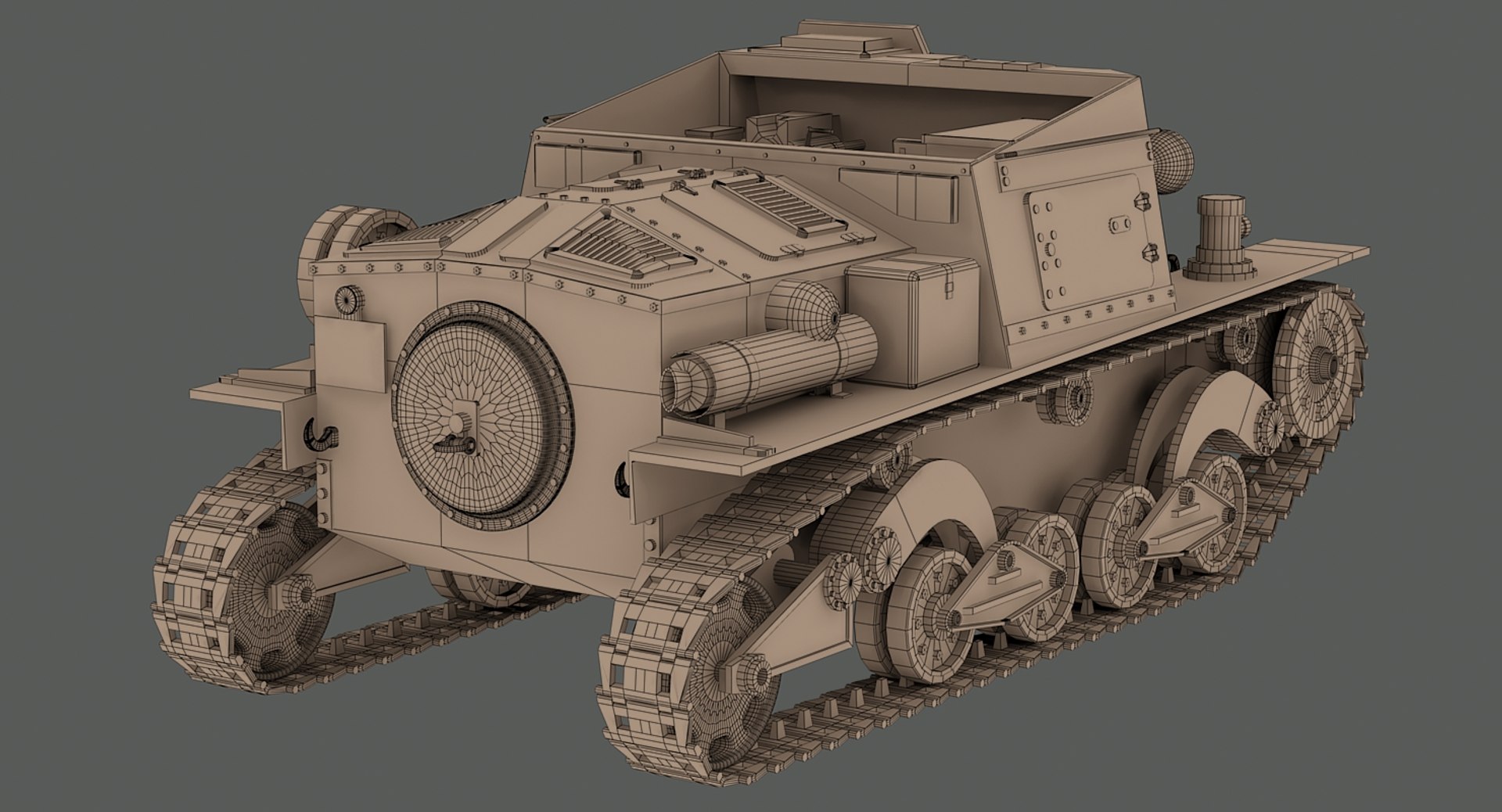 3d Ww2 Semovente L40 Model