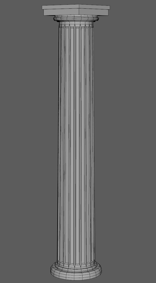 Classic Column 3D Model - TurboSquid 1247163