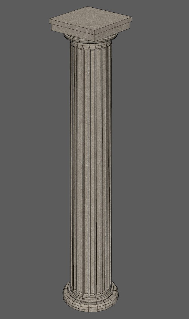 Classic Column 3D Model - TurboSquid 1247163