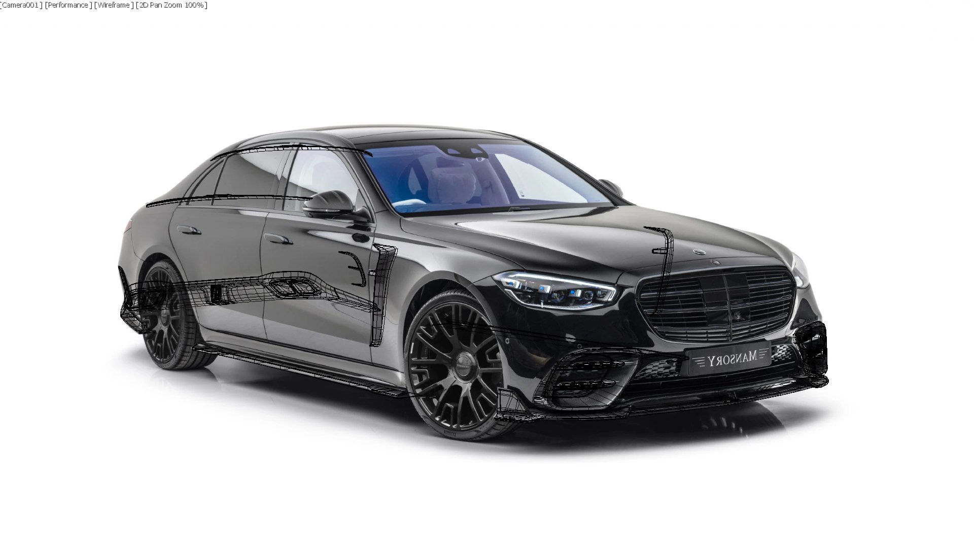 3D Mercedes-Benz S-Class W223 MANSORY Body Kit - TurboSquid 2190407