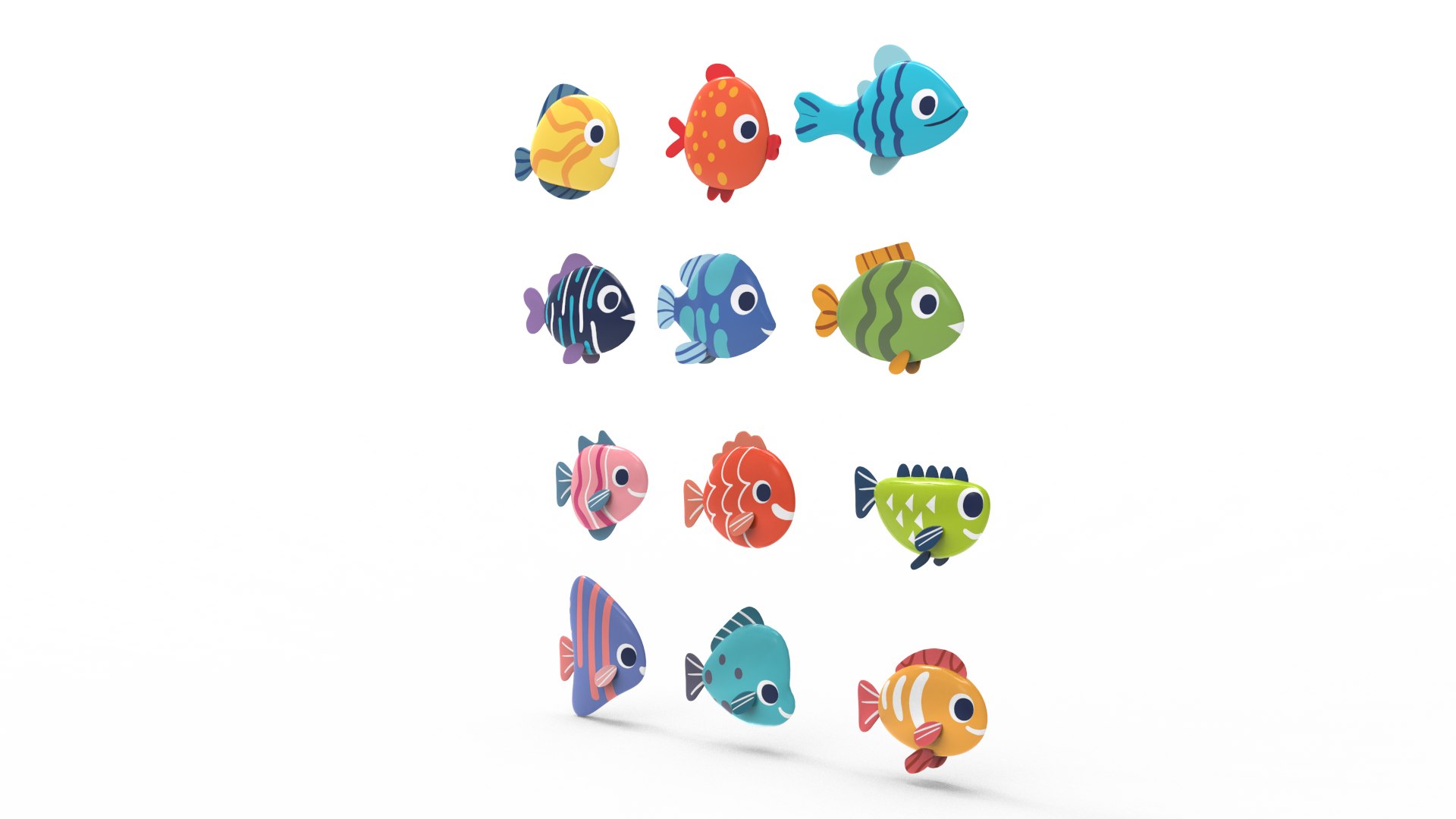 3D Fish Sea Collection Model - TurboSquid 1876352