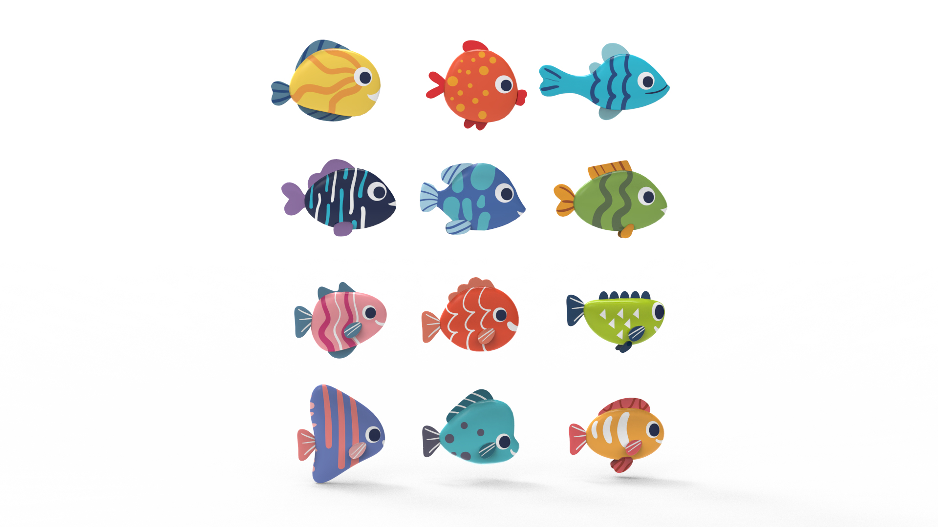 3D Fish Sea Collection Model - TurboSquid 1876352